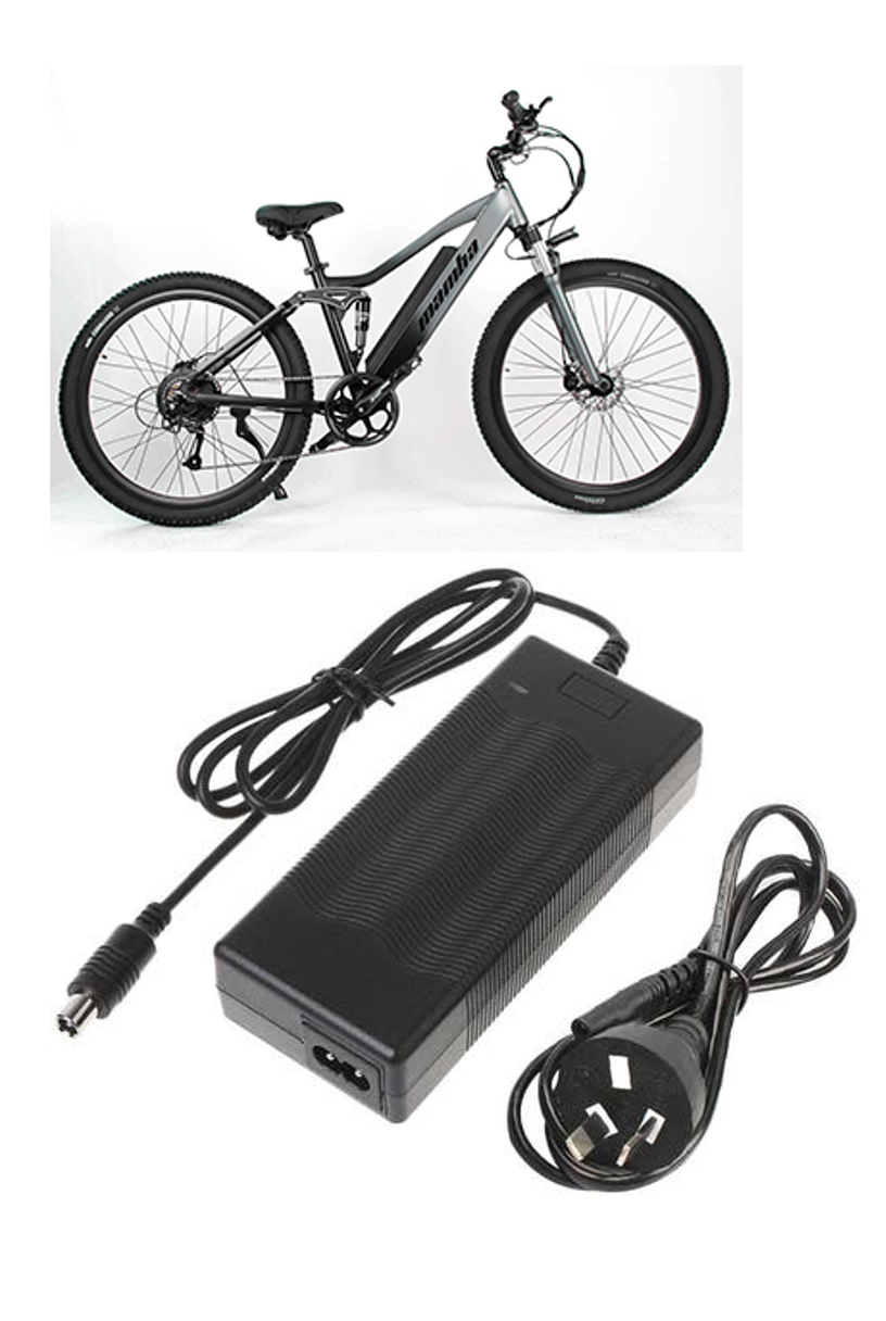 MAMBA VENOM DOUBLE STRIKE 48V 2A Electric Bike Charger AU Plug [NEW 20 ...